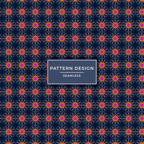 Premium Vector Seamless Pattern Design Template