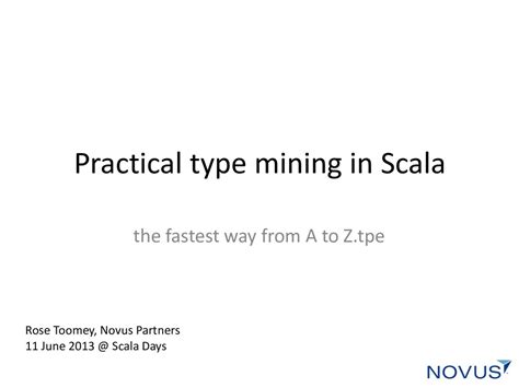 practical type mining in scala speaker deck