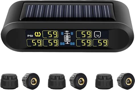 Amazon Com B Qtech Tire Pressure Monitoring System RV Solar Wireless TPMS For Trailer Travel