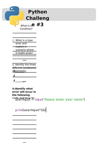 29 Python Skill Building Lessons With Assessments Teaching Resources