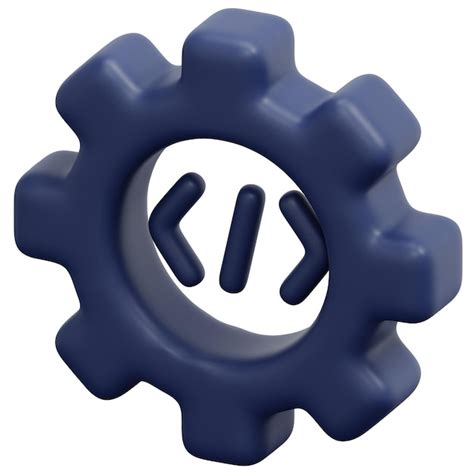 Premium Photo Coding 3d Render Icon Illustration