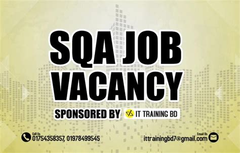 It Training Bd On Linkedin Si Is Seeking A Highly Experienced And Motivated Quality Assurance