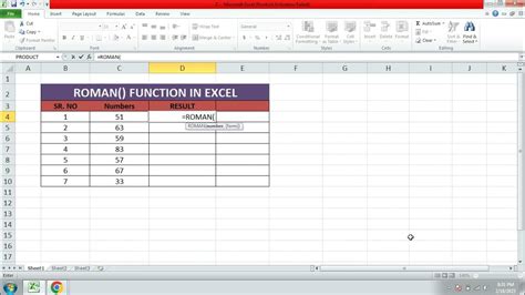 How To Use Roman Function In Excel Guys Excel Me Roman Formula Ko Kaise Use Krte H Guys Like