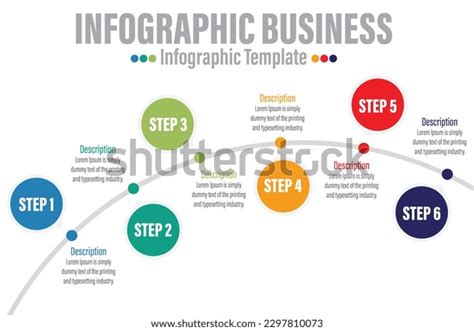 Steps Modern Timeline Diagram Calendar Stock Vector Royalty Free Shutterstock
