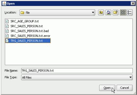 Odi11g Creating An Odi Project And Interface Exporting A Flat File To A Flat File