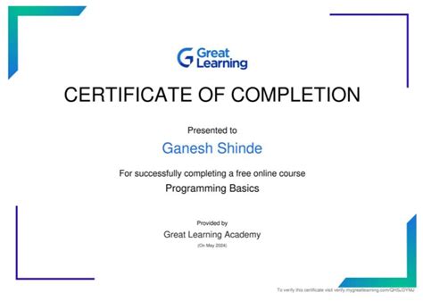 Ganesh Shinde On Linkedin Learningneverstops Greatlearningacademy Programmingbasics