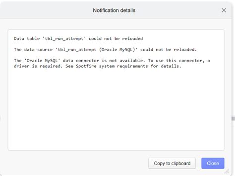 I Am Using Spotfire For Data Visualisation Facing Issues In Webplayer It Shows Data