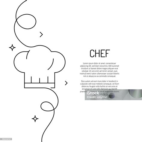 요리사 아이콘의 연속 선화입니다 손으로 그린 상징 벡터 일러스트 레이 션 요리하기 음식 준비에 대한 스톡 벡터 아트 및 기타 이미지 요리하기 음식 준비 요리사 부엌