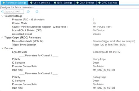 How To Set The Quadratic Encoder In 2x Mode Under Stmicroelectronics Community