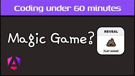 Coding Magic Game Project To Confuse Your Friends Angular 18 Youtube