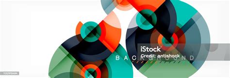 현대 디자인 커버 템플릿 브로셔 전단지에 대 한 삼각형 모양으로 동그라미 추상적인 배경 0명에 대한 스톡 벡터 아트 및 기타 이미지 Istock