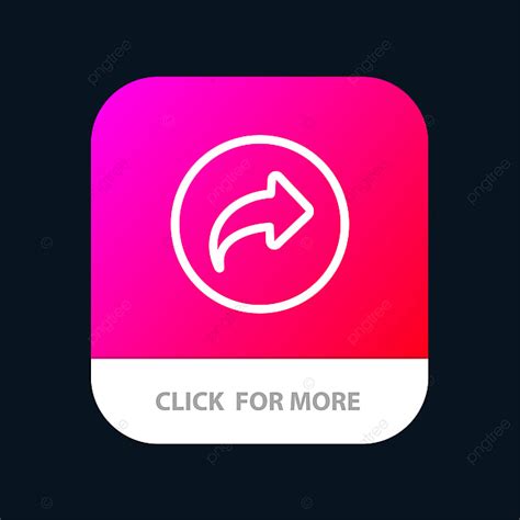 Basic Arrow Right Ui Mobile App Button Android And Ios Line