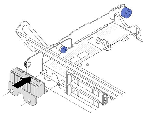 Install A Raid Flash Power Module On The Middle Drive Cage Thinksystem Sr650 V4 Lenovo Docs