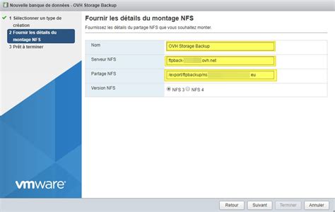 Esxi 65 Free Comment Monter Ovh Backup Storage Via Nfs Vmware