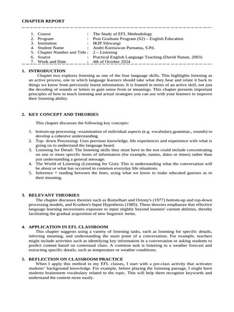 Chapter Report Chapter 1 Andri Kurniawan Purnama Spd 2 Pdf