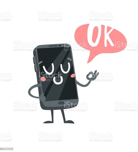 만화 그리기 가제트 이모티콘입니다 손으로 그린 감정적 인 전화 실제 벡터 일러스트 캐릭터입니다 크리에이티브 잉크 아트 작품 및