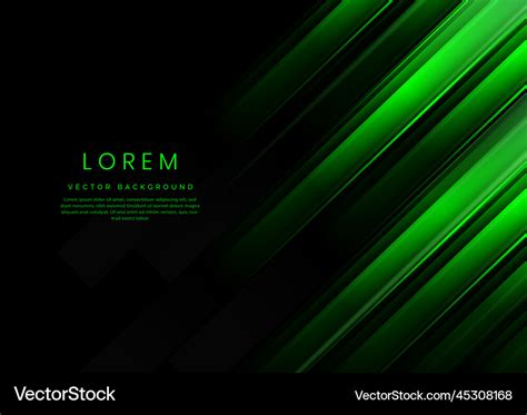Abstract Green Gradient Geometric Diagonal Vector Image