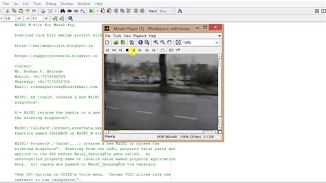 Matlab Code For Traffic Sign Recognition Youtube