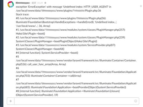 Error Logger Plugin October Cms