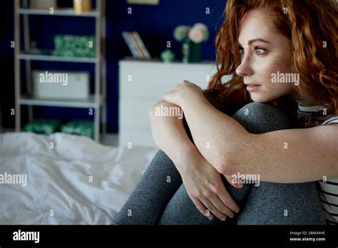 Beautiful Redhead Woman In Bed Hi Res Stock Photography And Images Alamy