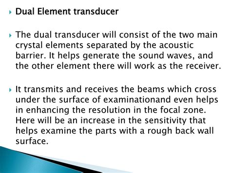 Ppt Ultrasonic Transducer Used For The Non Destructive Testing Powerpoint Presentation Id