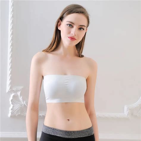 Sexy Un Padded Stretch Boob Tube Top Band Strapless Bra