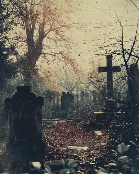Vintage Gothic Grave Yard In 2024 Graveyard Fairytale Aesthetic