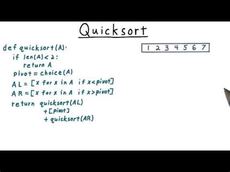 Learn Quicksort Mind Luster