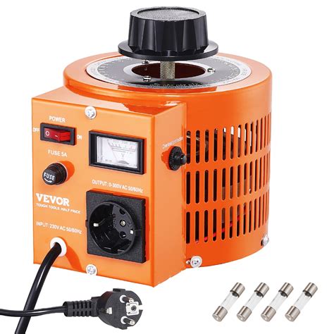 Vevor 1000va Variable Voltage Transformer 33a 0 300v Ac Voltage