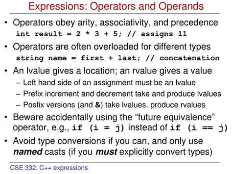 Ppt Expressions Operators And Operands Powerpoint Presentation Free