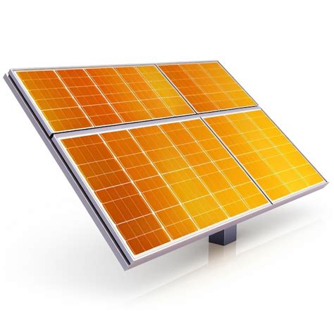 A Solar Panel On A White Background Generative Ai Premium Ai Generated Image