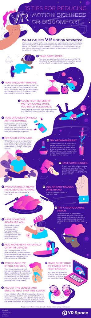 How To Prevent Vr Motion Sickness Infographics Archive