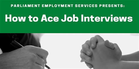 How To Ace Job Interviews Part 1 Jobmob