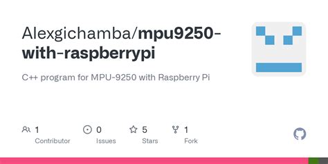 Mpu9250 With Raspberrypi README Md At Main Alexgichamba Mpu9250 With
