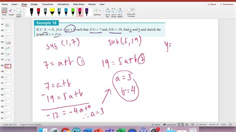 Yr 11 Methods 5f Applying Function Notation Youtube