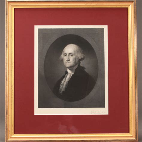 Lot 059 William E Marshall George Washington Engraving After The