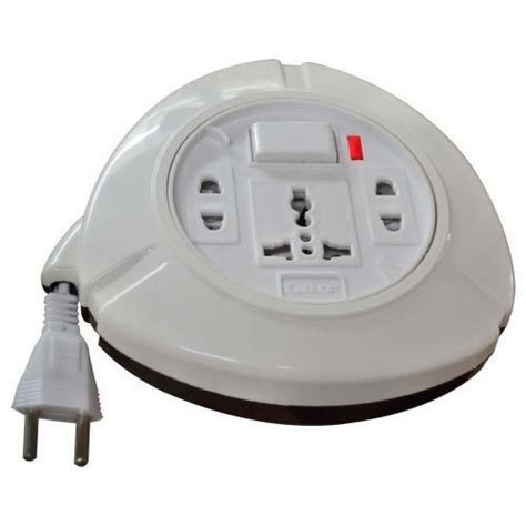 3 Way Socket Plug Adapter Universal Input Plug Multiplug Extension