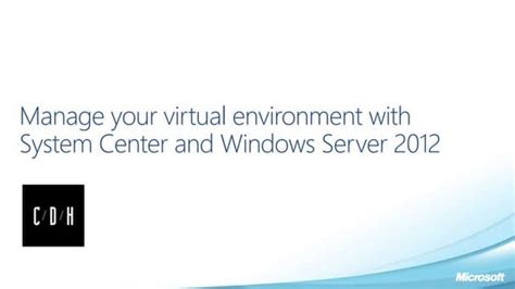Windows Server 2012 Hyper V Component Architecture Poster For Printing