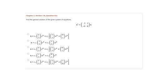 Solved Chapter 7 Section 7 8 Question 010 Find The General