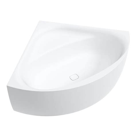 Hoesch Isensi Corner Bath With Panel With Filling Function Via Overflow White 3896010 Reuter