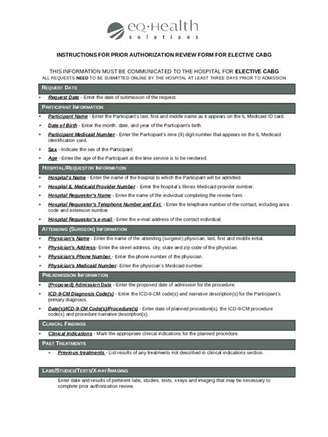 Dfec Surgical Package Authorization Request Doc Template Pdffiller