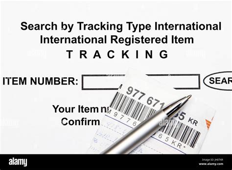 Tracking Number Hi Res Stock Photography And Images Alamy