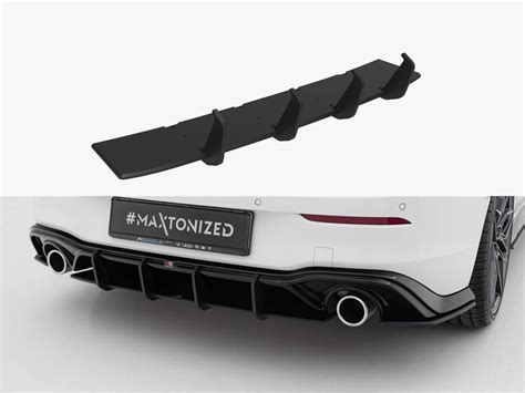 Street Pro Rear Diffuser V3 Volkswagen Golf Gti Mk 8 Maxton Design Uk