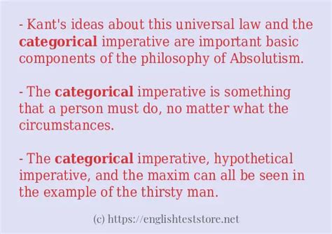 Sentence Example Of Categorical Englishteststore Blog