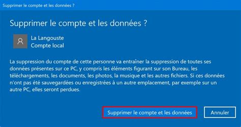 Windows 10 Supprimer Un Compte Utilisateur 6 Méthodes Le Crabe Info