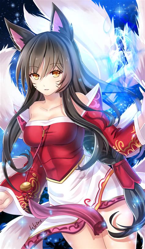 Ahri By Felielle On Deviantart