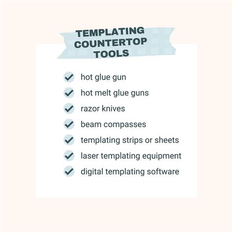 Step By Step Process Of Templating Countertops Kkr