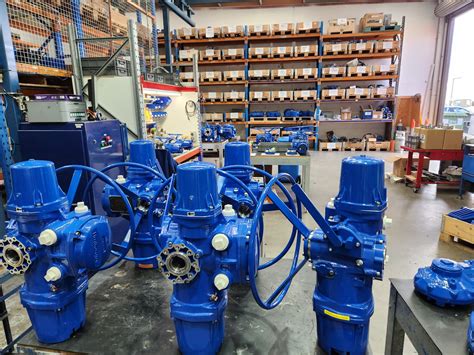 A Workshop Full Of Limitorque Actuators Ready To Be Shipped Acrodyne