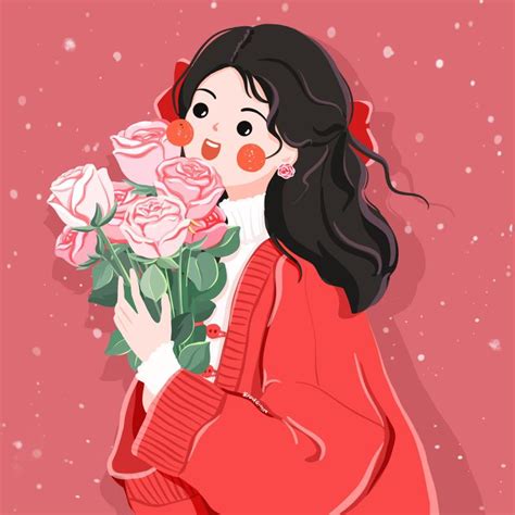 插画手绘头像女生 插画手绘头像女生动漫 博物迷