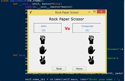 Complete Rock Paper Scissor Game Using Pygame In Python With Source Code Sourcecodester